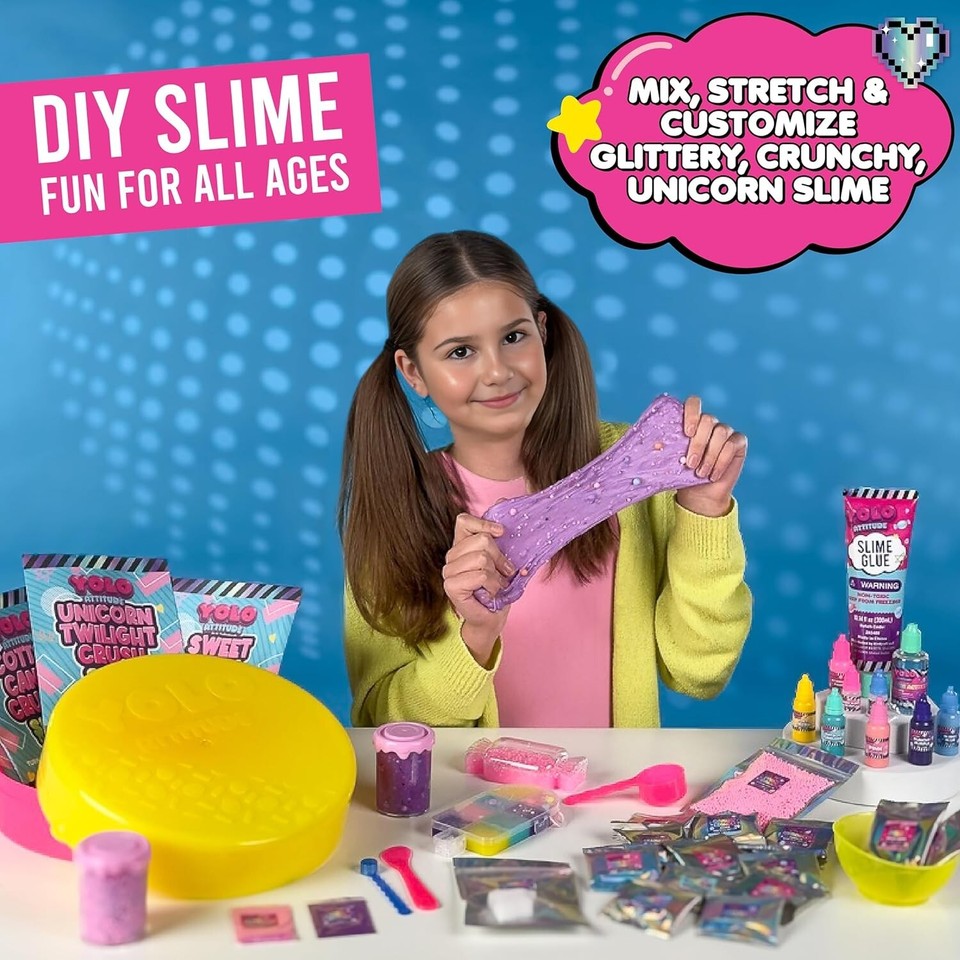 Unicorn Candy Craze Slime Kit - DIY Slime Making Set for Girls 8-12 ...