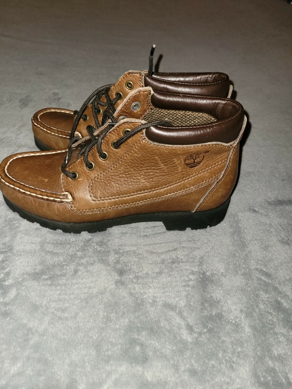 Vintage 1990's Y2K Leather Timberland Womens Brown Ch… - Gem