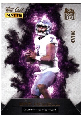 SAM HOWELL RC 2022 Wild Card Matte #RH-23 ROOKIE Heat #47/100 MADE | eBay