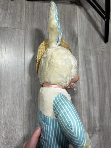 RARE Vintage GUND Plush Rubber Face Doll Rabbit Bunny Girl 50s 60s | eBay