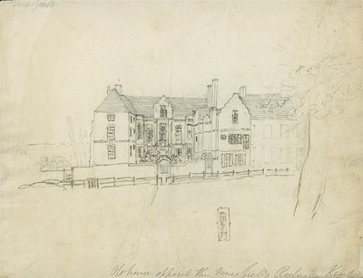 Old House Rochester Kent - Pencil Drawing - Early 19th Century | eBay UK