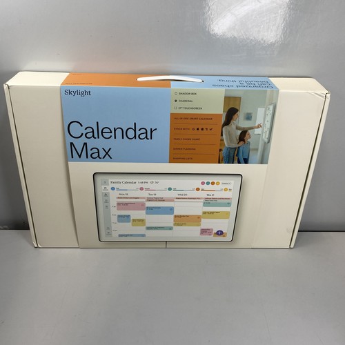 Skylight Calendar Max - Shadow Box/Charcoal - 27" Touchscreen | eBay
