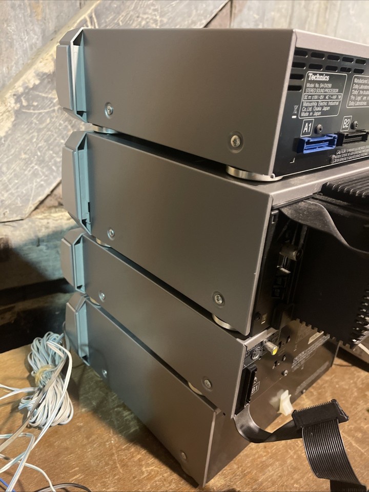 Technics SA-DV290 Amplifier Stack 5 Disc CD Changer Cass Tape Tuner No ...