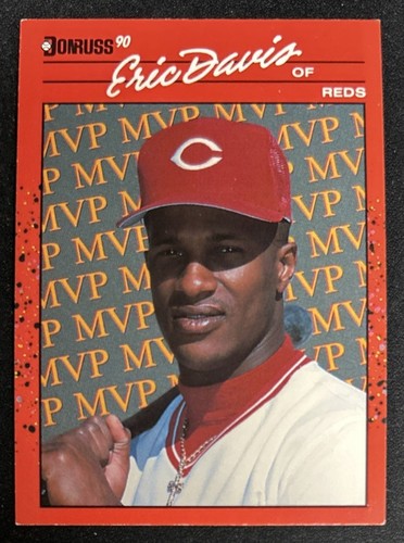 1990 Donruss Eric Davis MVP Baseball Card #BC-23 Reds OF GD O/C | eBay