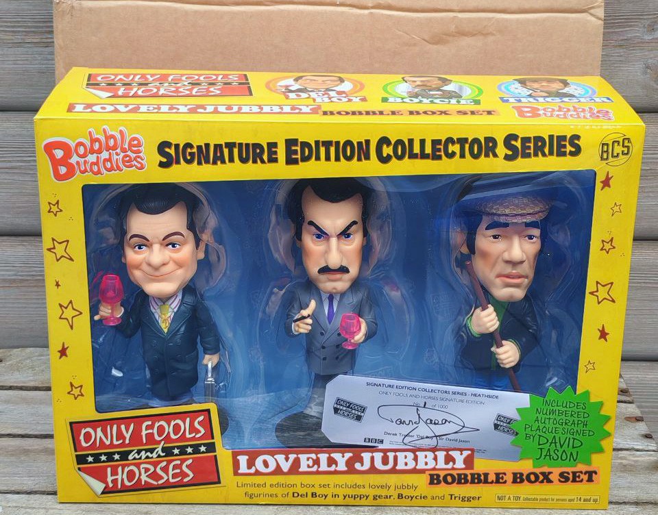 Only Fools and Horses SIR David Jason Signed Edition Vinyl Figures DEL ...