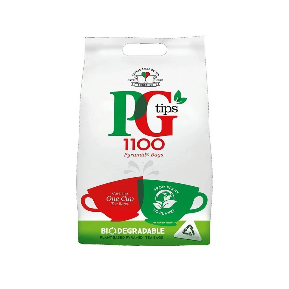 PG Tips One Cup Original Tea Bags (Pack of 1, Total 1100 Tea Bags ...