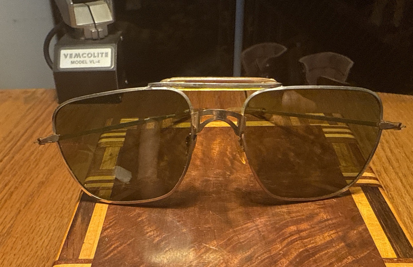 Vintage WWII Era Sunglasses Pilot Aviator USAAF Sungl… - Gem