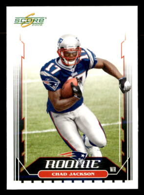 Chad Jackson 2006 Score Rookie Card #385 New England Patriots | eBay