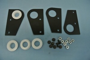 DEWERT OKIN HOSPITAL BED REPLACEMENT OKIMAT II SLIDER PARTS BRACKETS | eBay