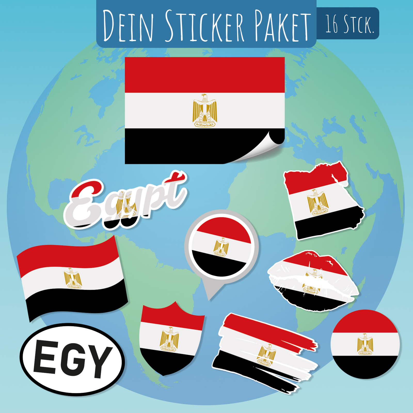 Länderfahnen Sticker Flaggen Aufkleber Set Fahrrad Auto Koffer R217-04 ...