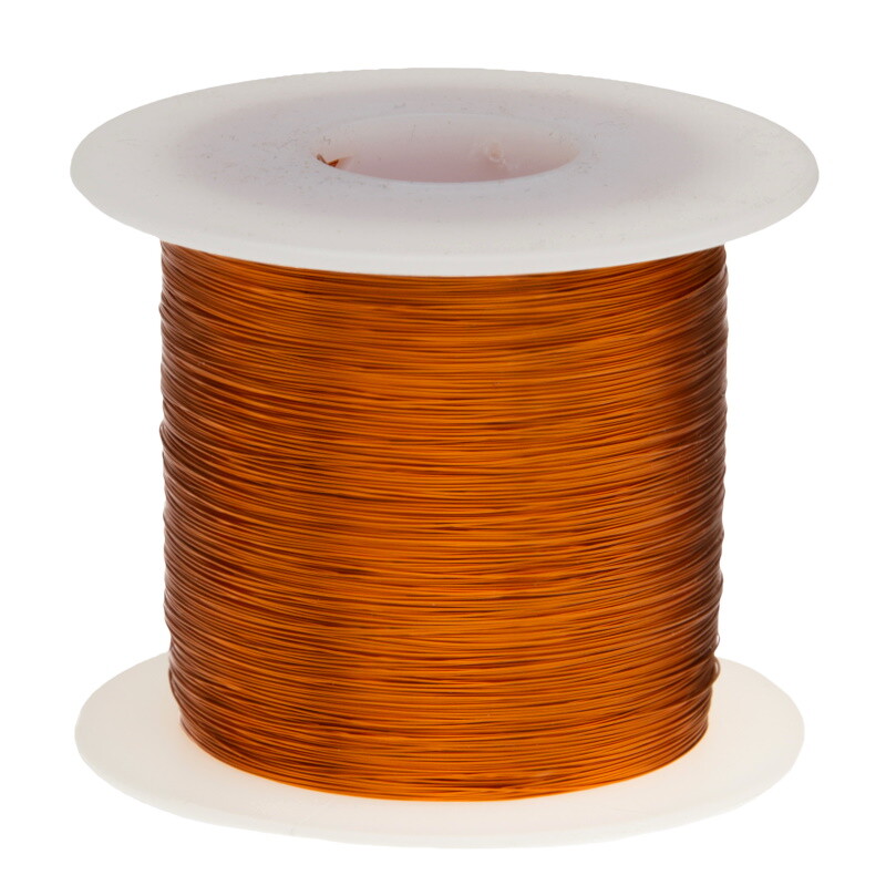 26 AWG Gauge Enameled Copper Magnet Wire 1.0 lbs 1258' Length 0.0182 ...