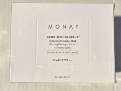Monat Berry Refined Scrub Perfecting Exfoliator Mask 2.9oz New/Factory ...