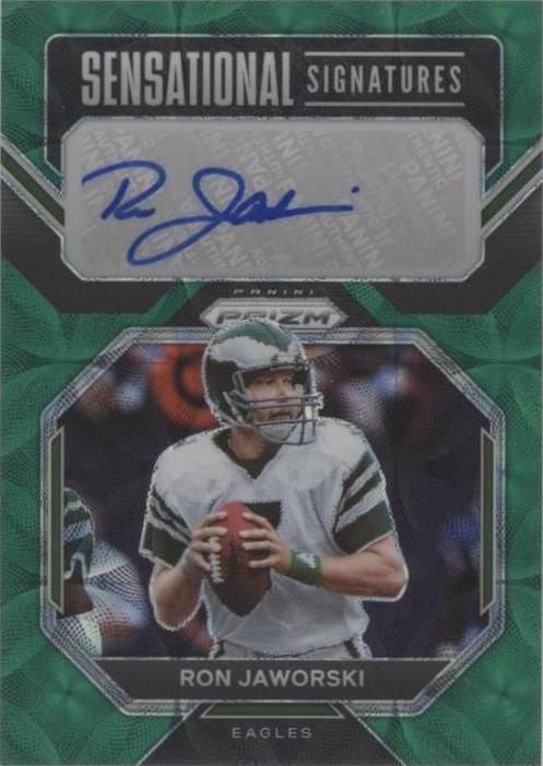 2022 Panini Prizm - Sensational Signatures Ron Jaworski #SS-RJ Green ...