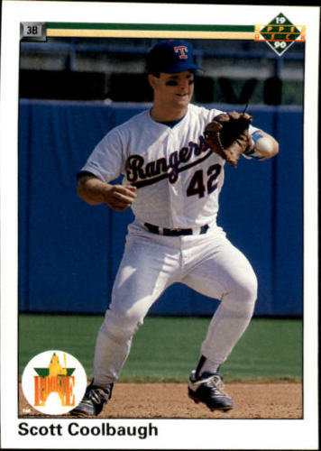 1990 Upper Deck #42 Scott Coolbaugh Texas Rangers Rookie Card | eBay