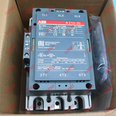 1PC New ABB A210-30-11 380-400V 50Hz 60Hz Contactor Quality assurance ...