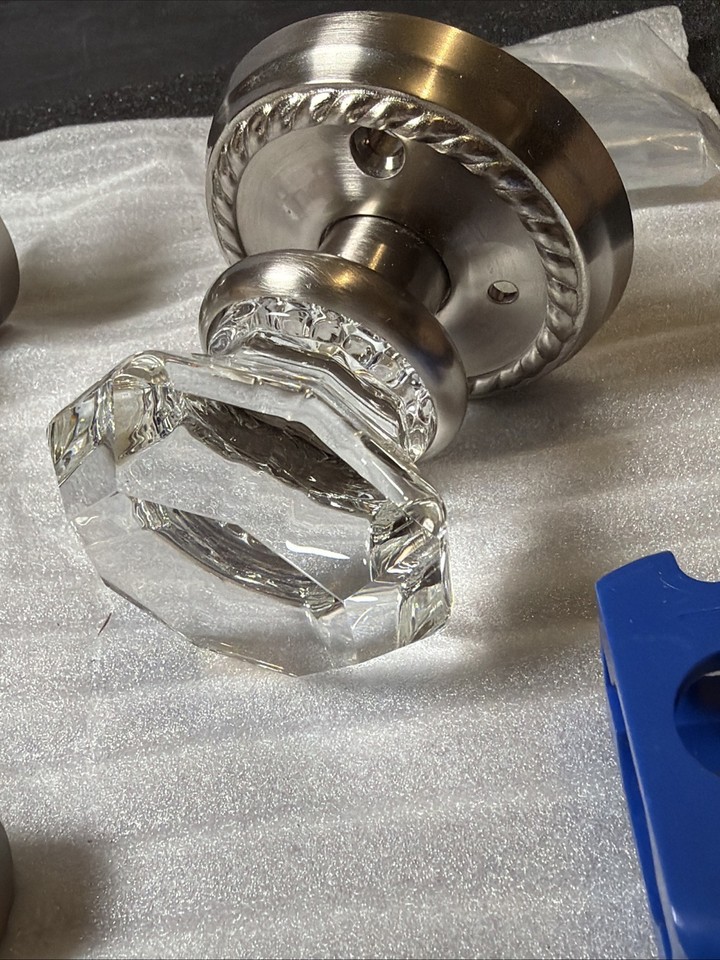 Emtek 82010TUS15 Rope Rosette Old Town Crystal Knob | eBay