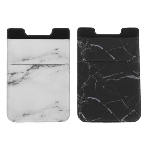 2 Pcs Phone Back Card Holder Pocket Sticker Adhesive Cards Holders ...