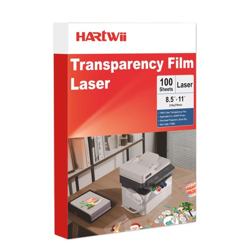 Laser Transparency Film 100 Sheets 8.5 x 11 Inche Overhead Projector ...