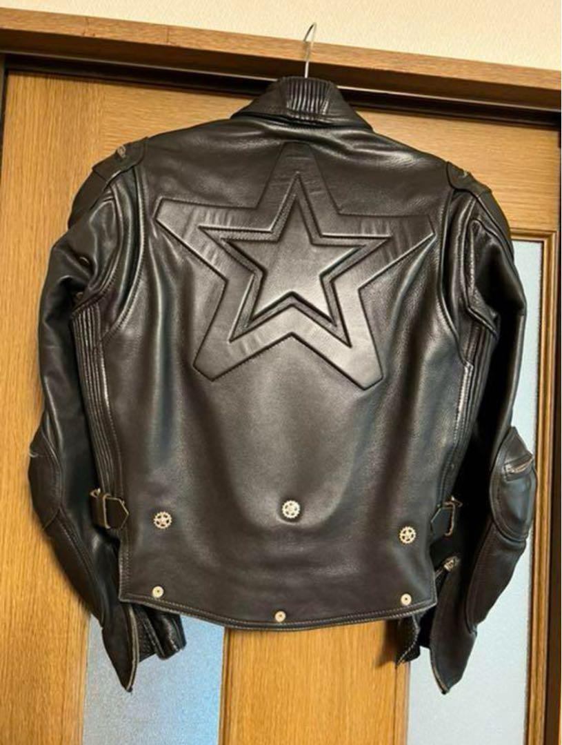 KADOYA Black Star Jacket Genuine Leather S - Gem