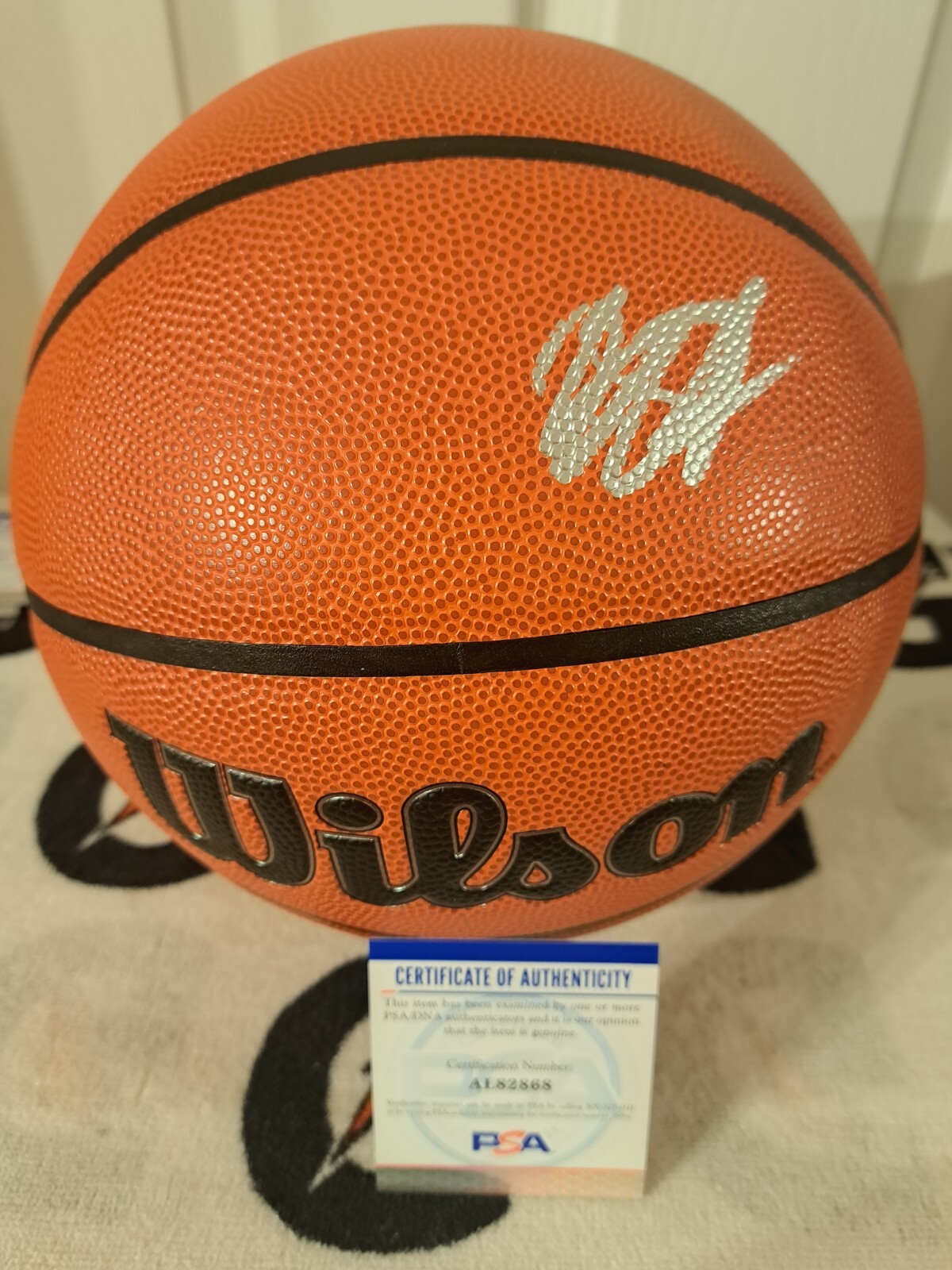 VICTOR OLADIPO MIAMI HEAT SIGNED WILSON BASKETBALL PSA DNA AUTOGRAPHED ...