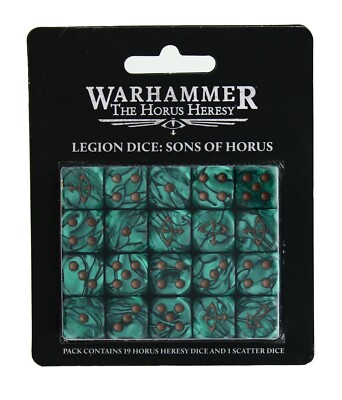 The Horus Heresy Warhammer Legion Dice Sons of Horus 20 Piece Set | eBay