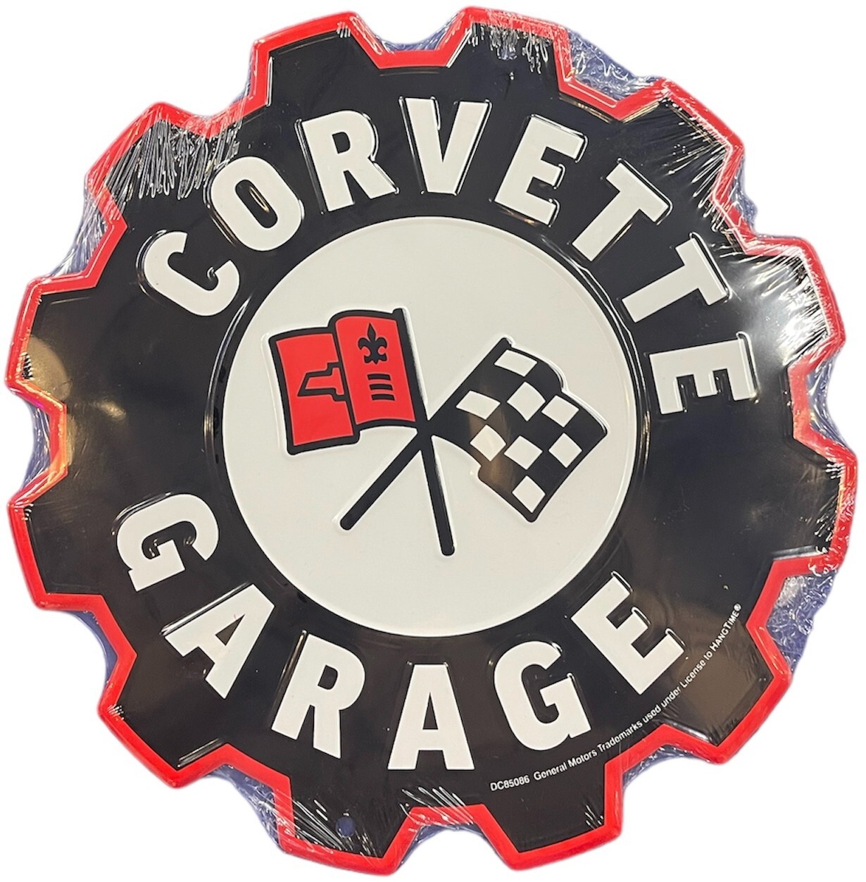 CORVETTE GEAR GARAGE PARKING SIGN MAN CAVE DEN SHOP BASEMENT SERVICE ...