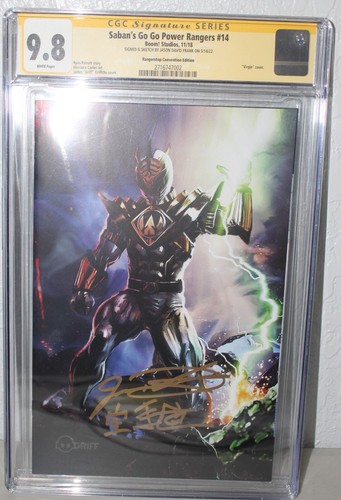 Signed Sketched Go Go Power Rangers #14 Ranger Stop Convention Edition ...