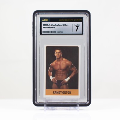 2008 Rafo Keceri WWE Randy Orton #42 CSG 7 NM | eBay