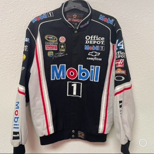 JH Design NASCAR Tony Stewart Mobil 14 Vintage Racing Jacket Size ...