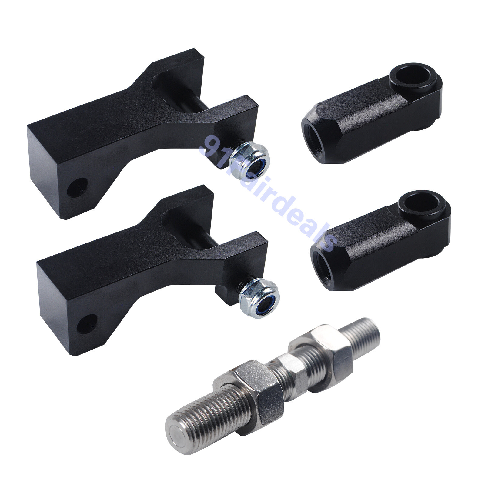 Front & Rear Lowering Kit Adjustable Set BK For Yamaha Raptor 700 350 ...