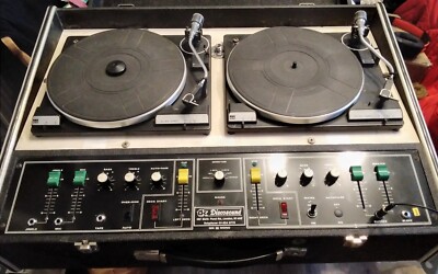 Disco Decks Vinyl Twin Deck Turntables "TK Discosound mk3 mono" Vintage ...