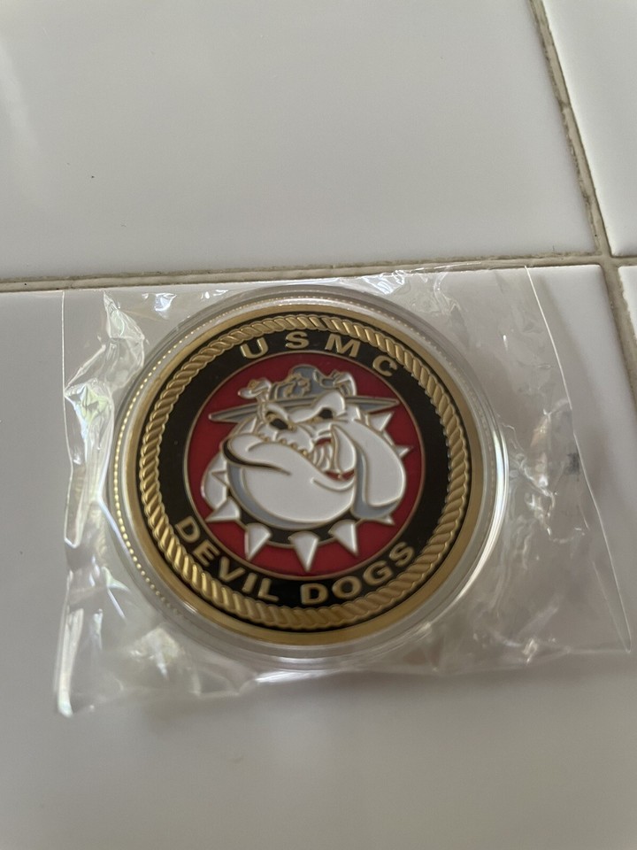 Marine Corps Devil Dogs Challenge Coin Vietnam Veteran | eBay