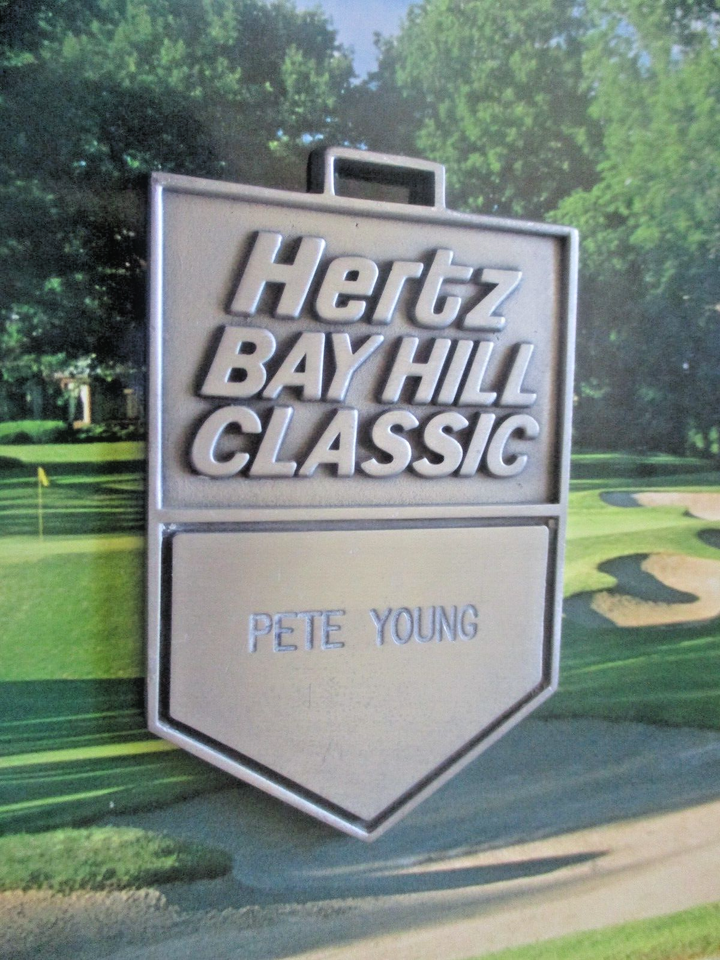 vtg PGA TOUR Bag Tag - HERTZ BAY HILL CLASSIC - Golf Club - 1985 ...