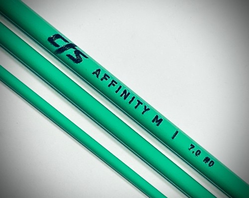 CTS 7'0" 0 Weight Affinity 'M' Medium Fast Fly Rod Blank Lime | eBay