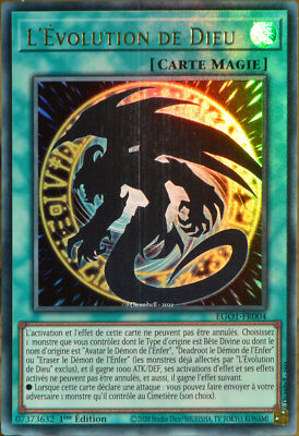 carte YU-GI-OH EGO1-FR004 L' volution de Dieu Ultra Rare NEUF FR | eBay