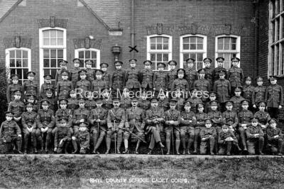 cds-94 Military, County School Cadet Corps, Rhyl, Wales c1917. Photo ...