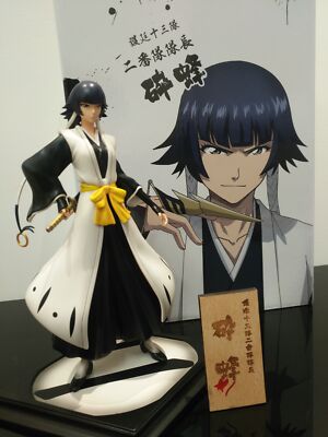 BLEACH Soi Fon 1:8 Resin Model Statue Captain Serious Anime Figure ...