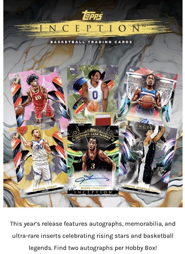 In hand - 2024/25 Topps Inception Basketball - Hobby Box - Sealed Case🔥 ...