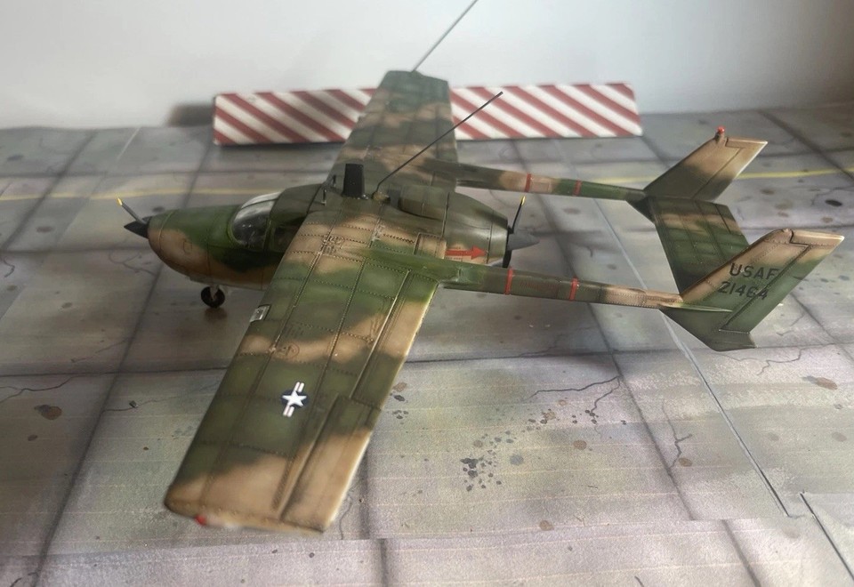 Nicely built 1/48 USAF Cessna O-2B Skymaster Psyops Vietnam War ...