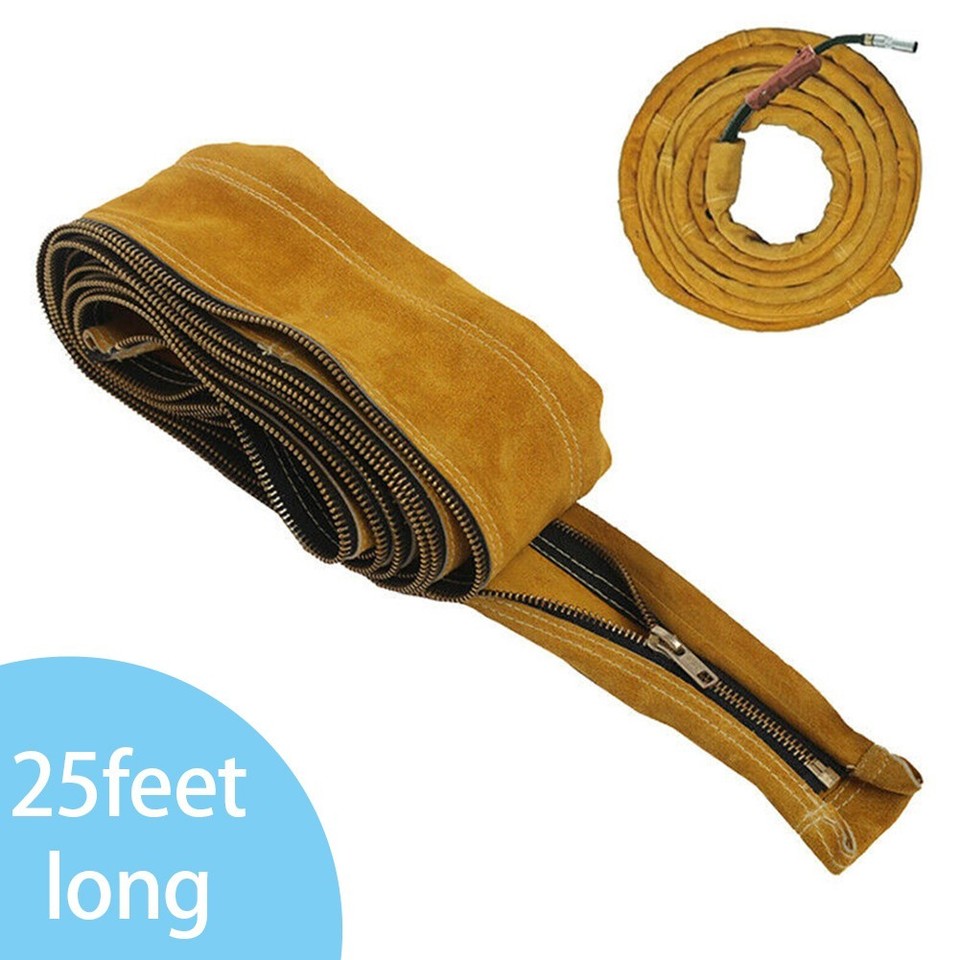 TIG MIG Calfskin Cable Sheath for Welding Torch 11point5ft/25ft 4in ...