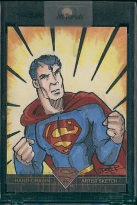 2012 Cryptozoic DC Comics Super-Man Hand Drawn Artist Sketch 1/1 | eBay