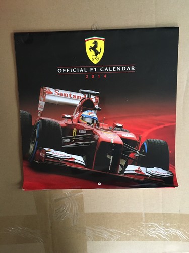 rare vintage official Ferrari Calendar 2014 racing F1 Formula 1 ...