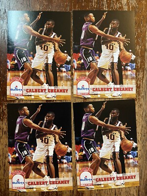 1993-94 Hoops #416 Calbert Cheaney Rookie Card! 4 Card Rookie Lot | eBay