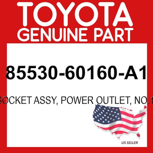 TOYOTA GENUINE OEM 85530-60160-A1 SOCKET ASSY, POWER OUTLET, NO.1 ...