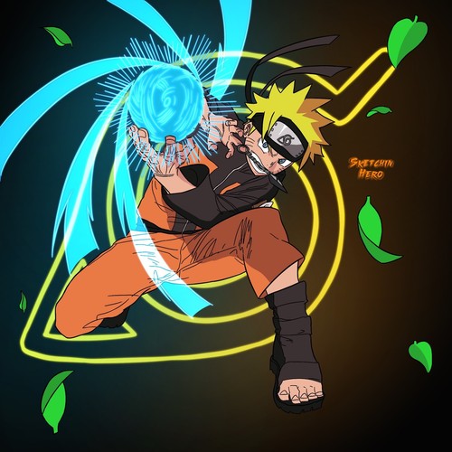naruto wall poster naruto’s rasengan naruto shippuden 12x18 | eBay.de