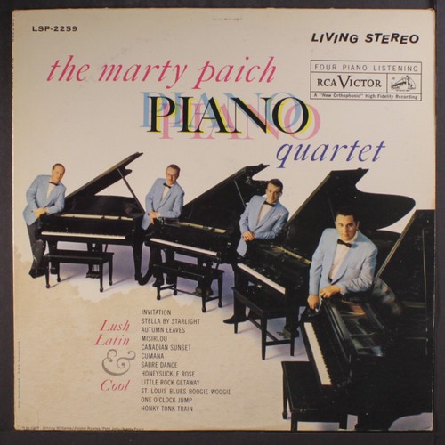 Marty Paich : The Piano Quartet Rca Victor 12 " LP 33 RPM | eBay