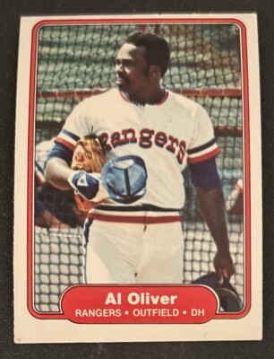 1982 Fleer Al Oliver Baseball Card #326 Rangers OF-DH VG O/C | eBay