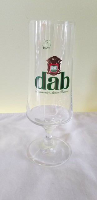 Authentic German DAB Vintage .25L Beer Glasses-Set of 4 | eBay