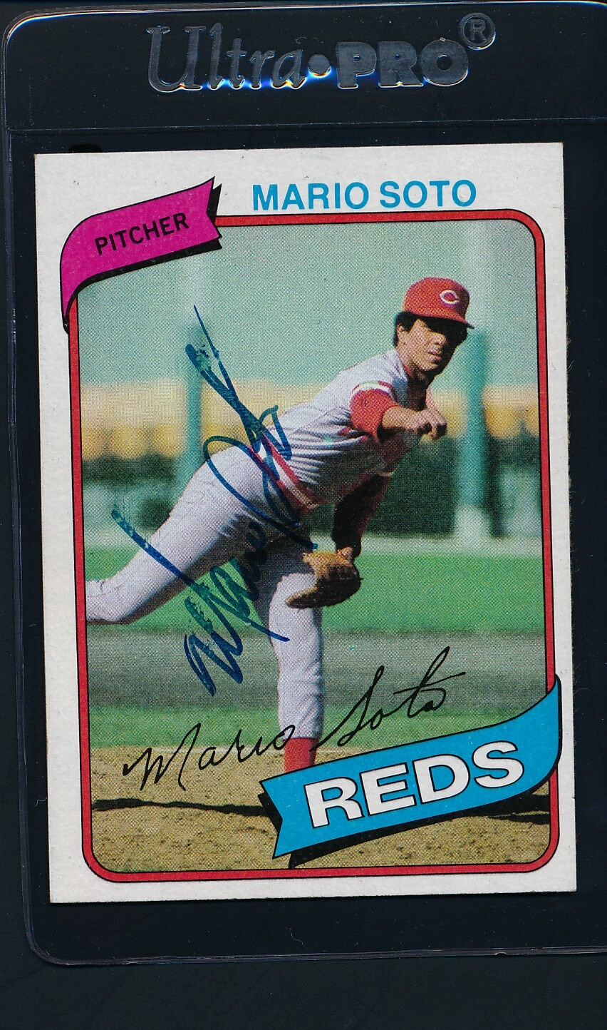 1980 Topps #622 Mario Soto Reds Signed Auto *10605 | eBay