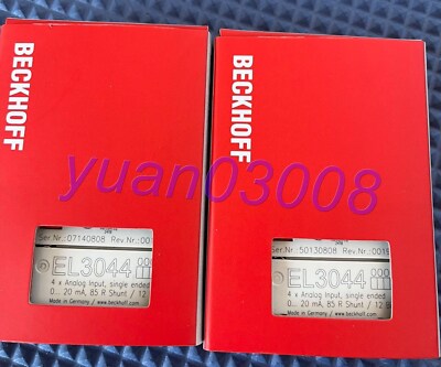 NEW Beckhoff EL3044 Programmable Logic Controller Module Expedited ...